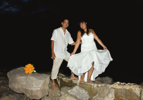 Andrea & Javier's Spanish Florida Beach Elopement - Tide the Knot Beach ...
